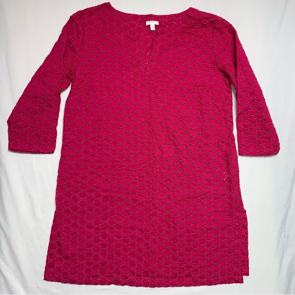 Talbots | Swim | Talbots Fuchsia Pink Beach Pool Cover Womens Sm Resort ...